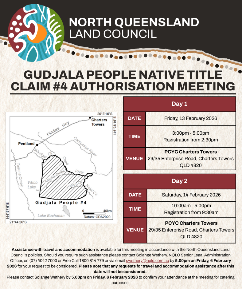 Gudjala People Native Title Claim #4 Authorisation Meeting - North ...